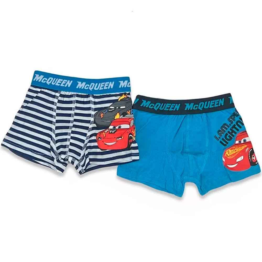 Disney Cars Boxershorts 2-pak Blå 3-8 år