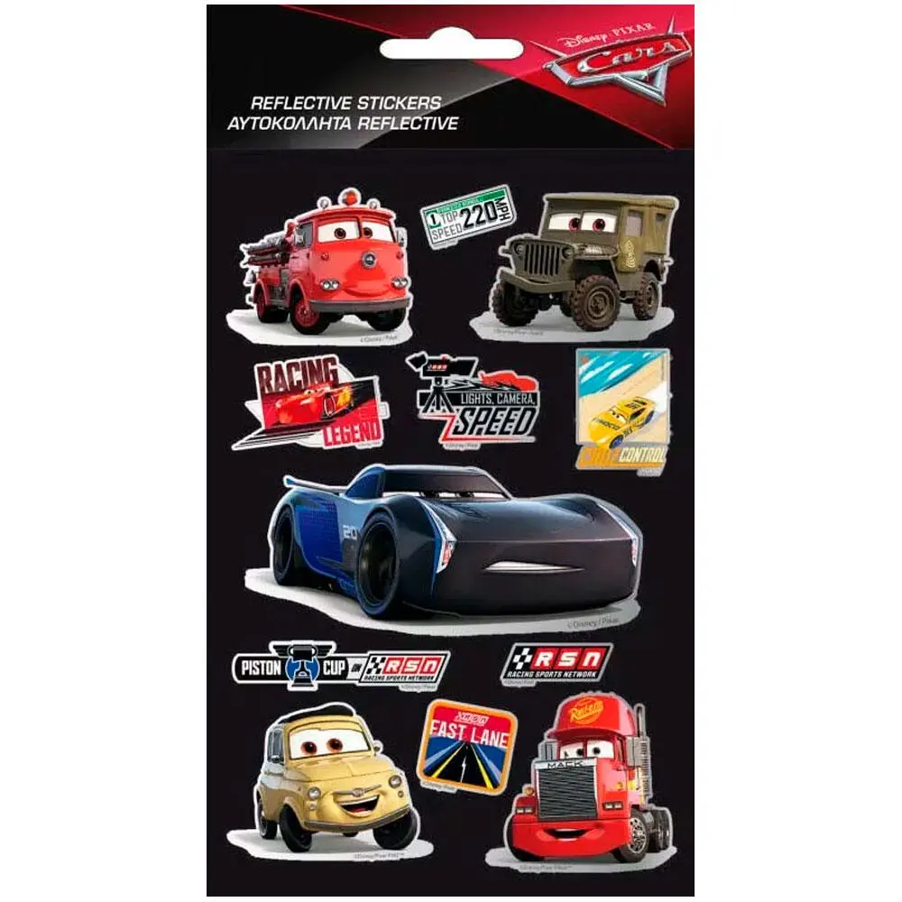 Disney Cars Stickers Reflective | Lev. 1-3 dage