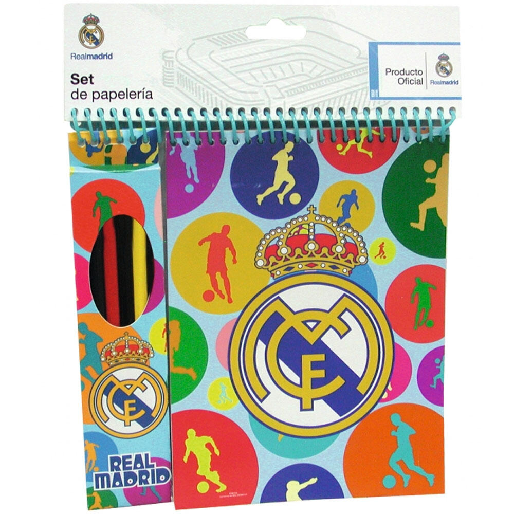 Real Madrid Drawing Set med 6 farver