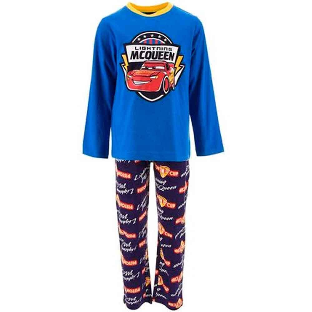 Disney Cars Pyjamas Blå Navy str. 3-6 år